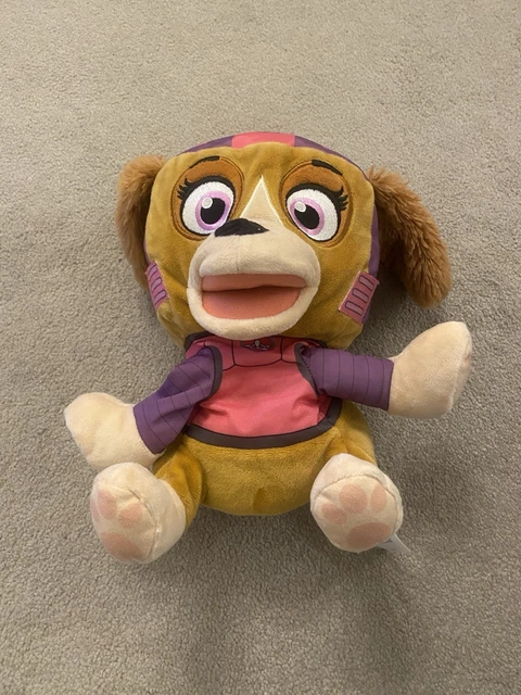 PAW PATROL SKYE Talking Hand Puppet/Skye Dog Interactive Toy ...