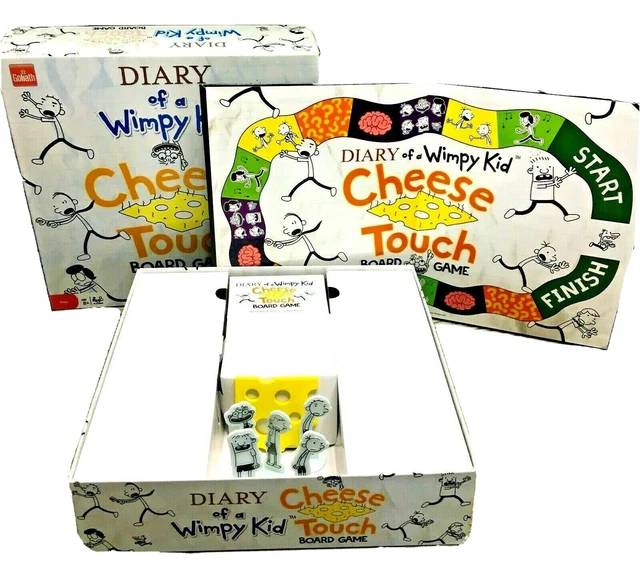 2010 DIARY OF a Wimpy Kid Cheese Touch Board Game Pressman Family Fun ...