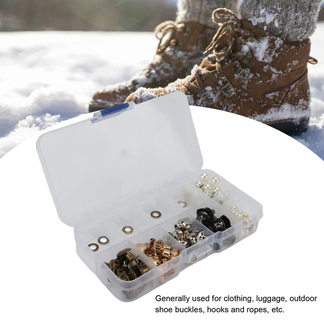 10MM SHOELACE HOOK Pure Copper Round U Shaped Mountaineering Outdoor ...