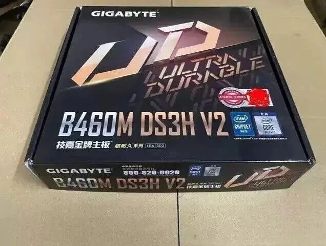 GIGABYTE B460M DS3H V2 Motherboard Intel H470 LGA1200 4*DDR4 M-ATX DVI ...