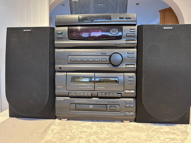 VINTAGE SONY LBT-N200 Hi-fi Stereo System With Turn Table £60.00 ...