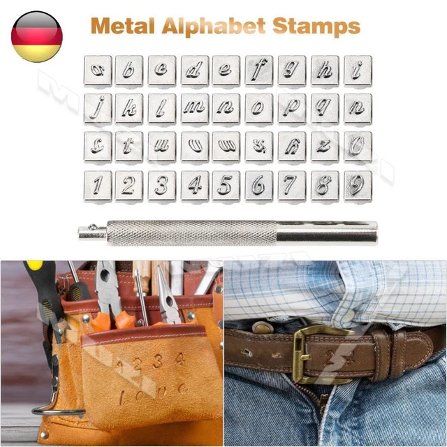 TOOLS KIT 36PCS Steel Alphabet Number Stamp Punch Set for Leather Wood ... TOOLS KIT 36PCS Steel Alphabet Number Stamp Punch Set for Leather Wood ...