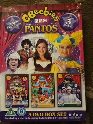 CBEEBIES BBC PANTOS Collection Dvd Cinderella / Jack Beanstalk ...