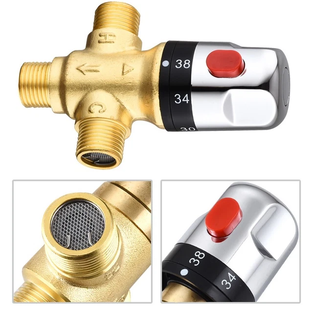 VANNE DE M LANGE thermostatique en laiton pour contr?le fiable de la temp rat EUR 32,46 ...