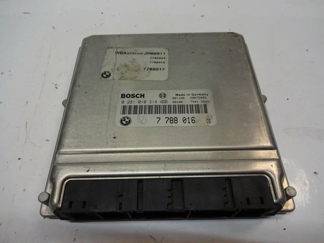 GENUINE BMW E46 330D year 08/2000 engine control unit 7788016 Bosch 0281010314 £25.90 - PicClick UK