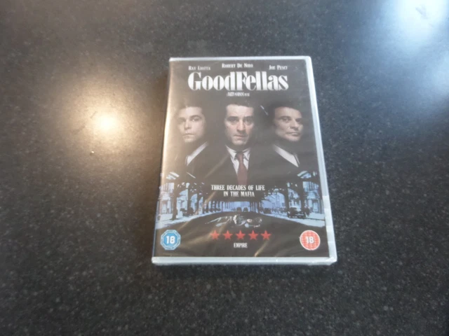 GOODFELLAS DVD ROBERT De Niro Classic Gangster Movie BRAND NEW AND ...
