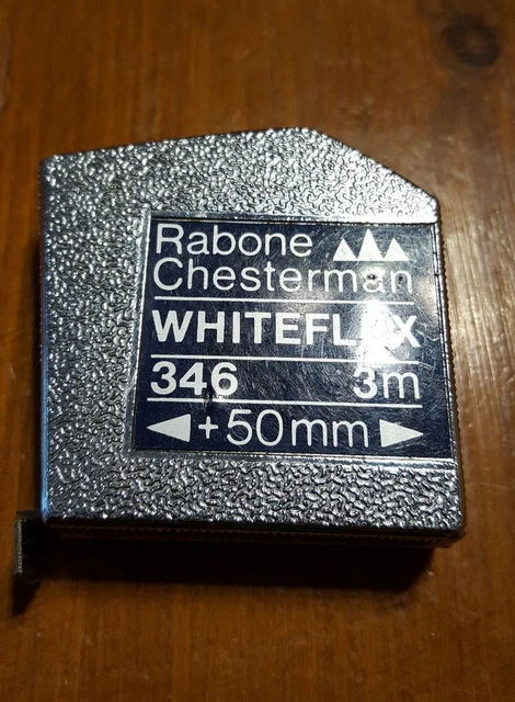 VINTAGE RABONE CHESTERMAN 346 3m Whiteflex Tape Measure £15.00 ...