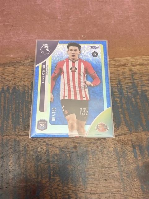 LUKE O’NIEN TOPPS Prem 2026 - Numbered Blue Parallel 67/150 £9.73 ...