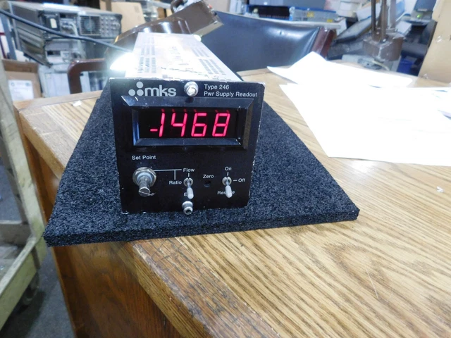MKS INSTRUMENTS TYPE: 246C Single Channel Power Supply Readout. $374.99 ...
