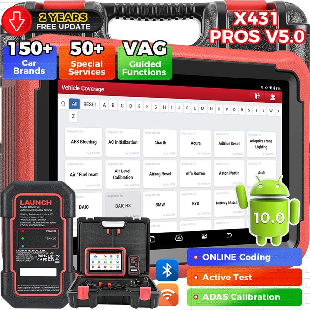 2025 LAUNCH X431 PRO V5.0 PRO3S+ KFZ OBD2 Diagnosegerät BT Scanner ALLE SYSTEM EUR 762,00 ...