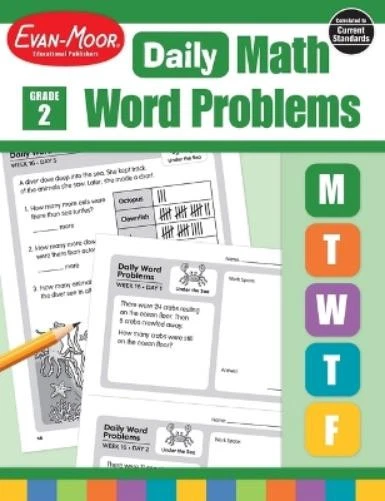 DAILY WORD PROBLEMS Math, Grade 2 Teacher Edition (Paperback) £20.85 ...