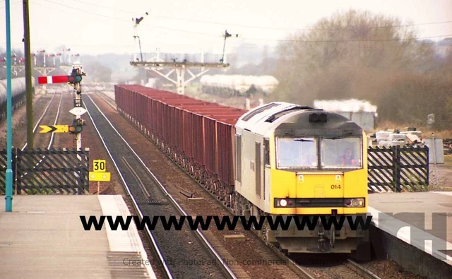 ORIGINAL 35MM BRITISH RAILWAY NEGATIVE OF 60014 AT BARNETBY COPYRIGHT £ ...