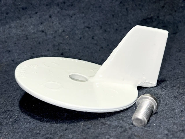 OMC GEARCASE TRIM Tab & Screw 0338742 Johnson Evinrude Outboard 50hp ...