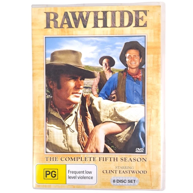 RAWHIDE: COMPLETE SEASON 5 (Region 4) Clint Eastwood - 8 Discs -brand ...