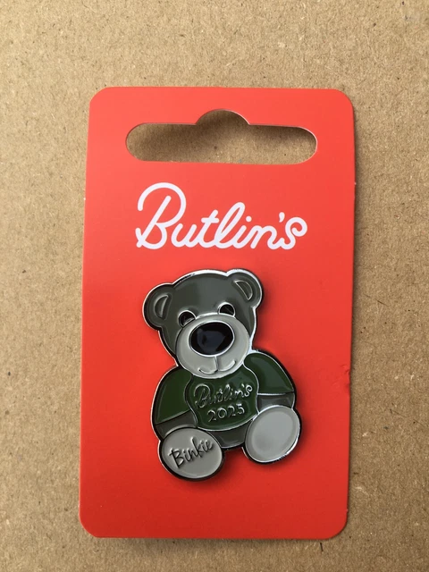BUTLINS LATEST BINKIE Bear Badge 2025 Issue. £6.95 - PicClick UK