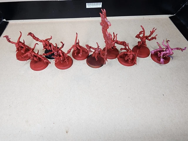 GAMES WORKSHOP WARHAMMER 40k Chaos Daemons Pink Horrors Of Tzeenth X10 ...