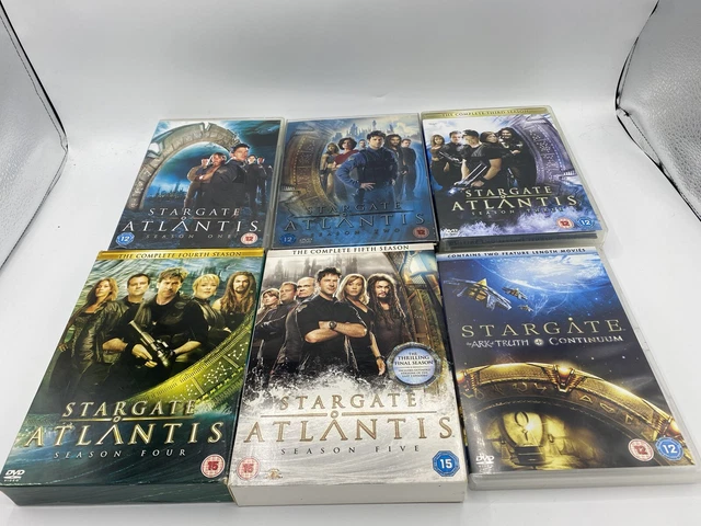 STARGATE ATLANTIS COMPLETE 1-5 + Ark Of Truth And Continuum Movies EUR ...
