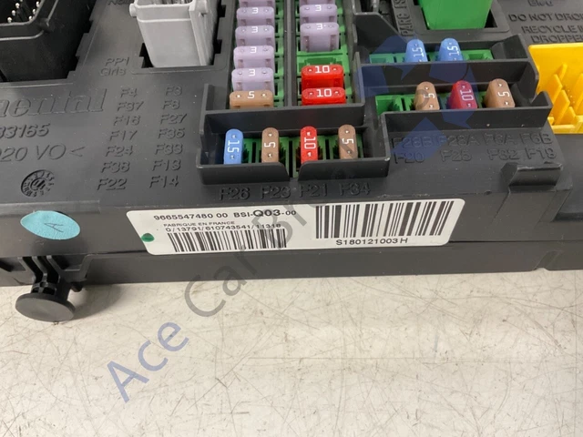 CITROEN C4 B7 Mk2 10-15 Unità di controllo corpo pre-facelift BCU BCM ...