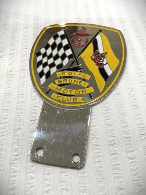 ROYAL BRUNEI MOTOR Club Car Automobile Motoring Badge EUR 116,79 ...