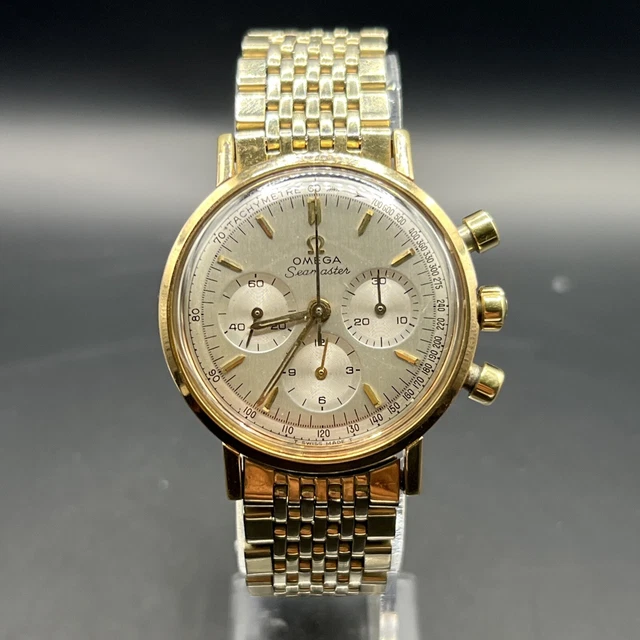 RARE VINTAGE OMEGA SEAMASTER Manual wind Cal 321 1966-67 W factory ...