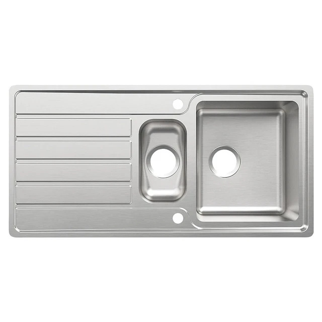 ESSENTIALS REVERSIBLE SINK & Drainer Apollonia Stainless Steel ...