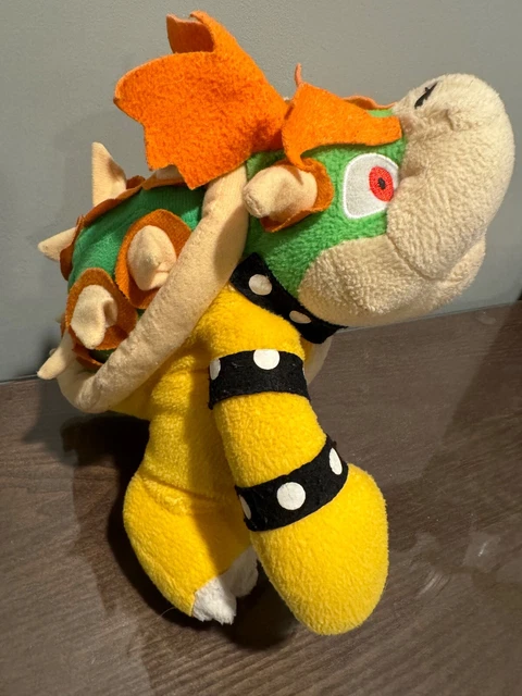 SUPER MARIO BROS Mario Party BOWSER Vintage Plush Doll Nintendo 10 ...