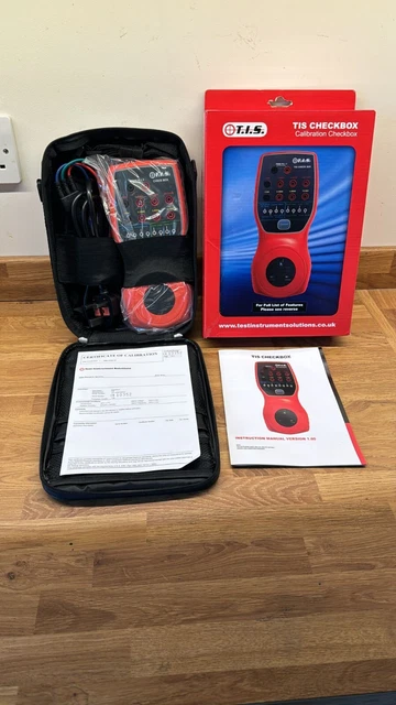 TIS CHECKBOX CALIBRATION Checkbox For Multifunction Testers £80.00 ...