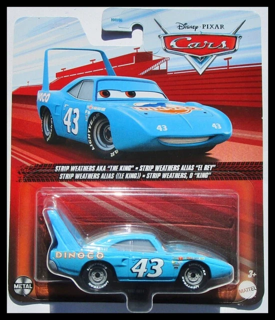 DISNEY PIXAR CARS Dinoco The King Strip Weathers #43 Piston Cup Racers ...
