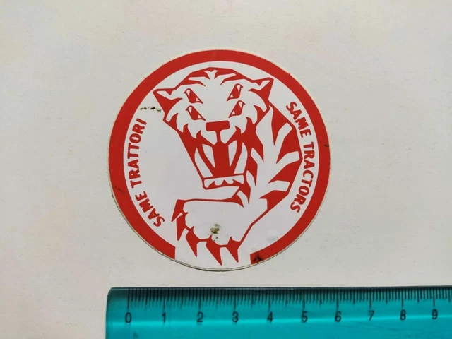 ADESIVO SAME TRATTORI TRACTORS STICKER AUTOCOLLANT VINTAGE 80s ORIGINAL ...