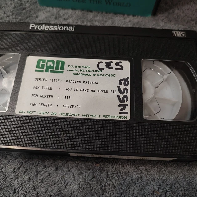 READING RAINBOW HOW to Make an Apple Pie and See the World VHS 118 ...