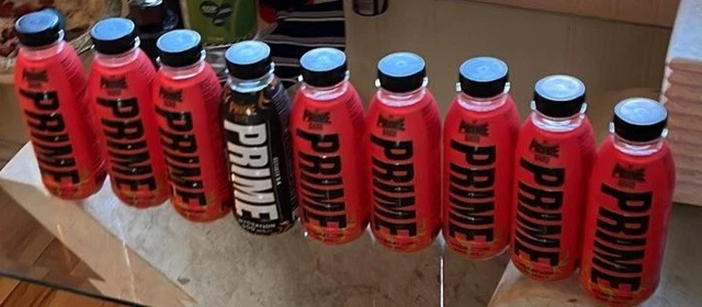 PRIME DRINK CARD 500ml in red bottle £21.52 - PicClick UK