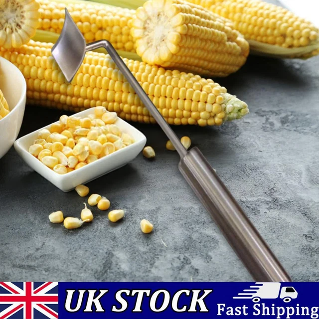 STAINLESS STEEL CORN Cutter Easy Clean Corn on The Cob Remover Kitchen ...