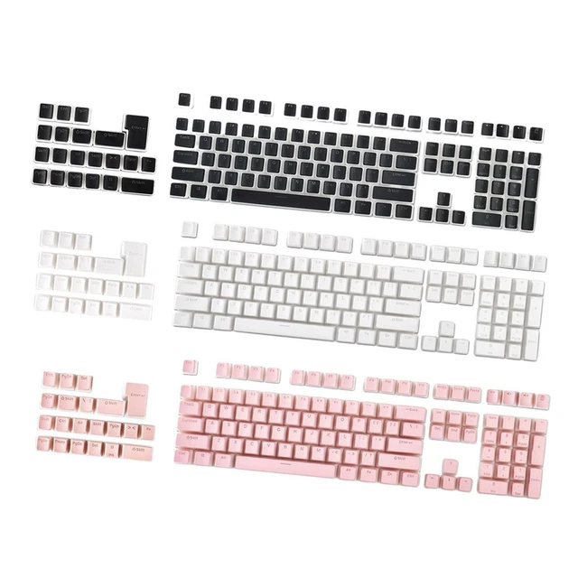 PUDDING KEYCAPS 108 Key Double Shot PBT Keycap for Mechanical Keyboard ...