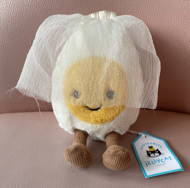 JELLYCAT: AMUSEABLE BOILED Egg Bride{One Size}{A6BEBR}{Food & Drink} £ ...
