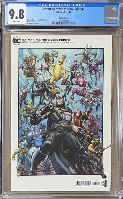 BATMAN/FORTNITE: ZERO POINT #2 Variant CGC 9.8 EUR 82,81 - PicClick FR