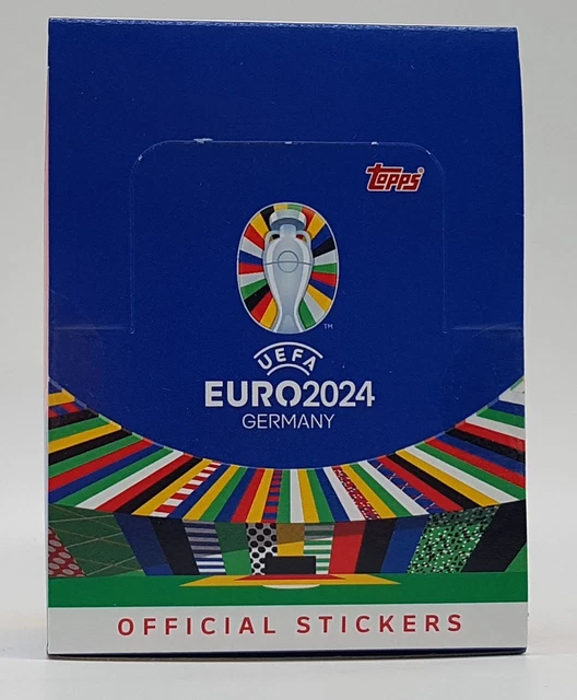 TOPPS OFFICIAL EURO 2024 Sticker Collection - Full Box £123.70 ...