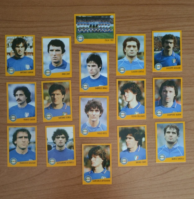 ALBUM FIGURINE MERLIN Azzurri Con Ip Squadra Completa Italia 1982 No Panini. EUR 1,99 - PicClick IT