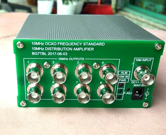 10MHZ DISTRIBUTION AMPLIFIER Built-in OCXO Frequency Standard 8 Port Outputz $176.02 - PicClick AU