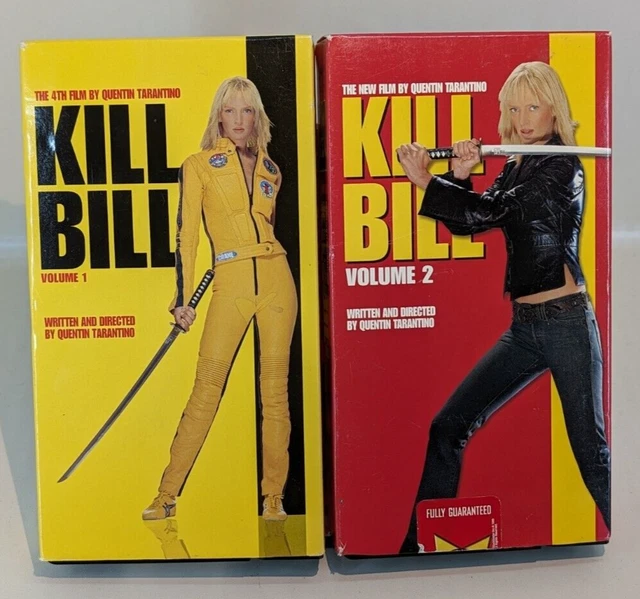 KILL BILL VOLUME 1 & 2 VHS Combo, 2004 $50.00 - PicClick CA