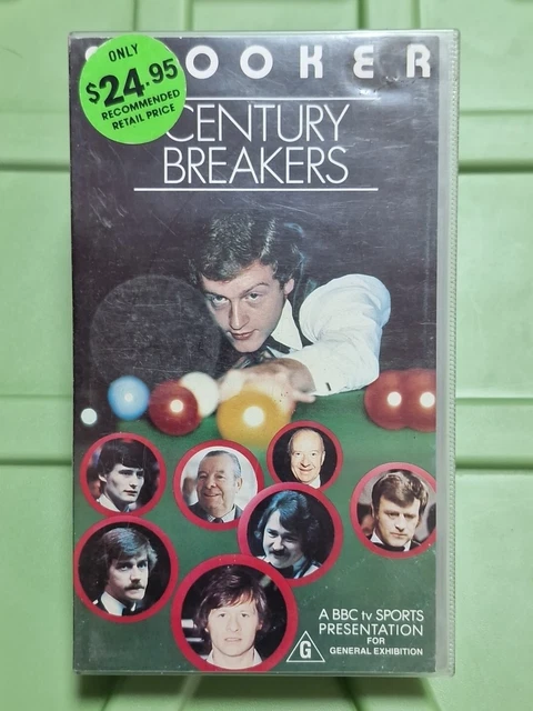 SNOOKER CENTURY BREAKERS Vhs Watched Works Great $25.00 - PicClick AU