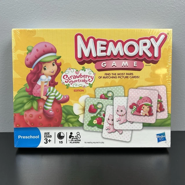 STRAWBERRY SHORTCAKE EDITION Memory Game Matching Picture Cards ...