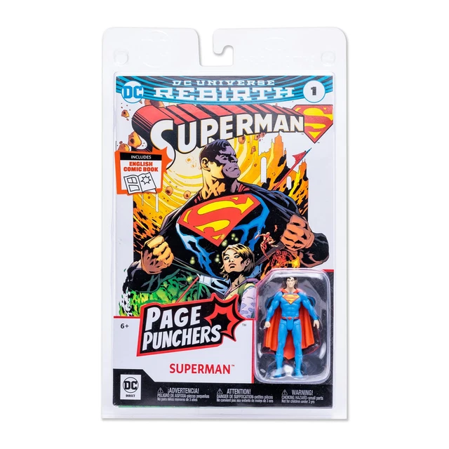 MCFARLANE DC DIRECT Comic Action Figure with Superman (Rebirth ...