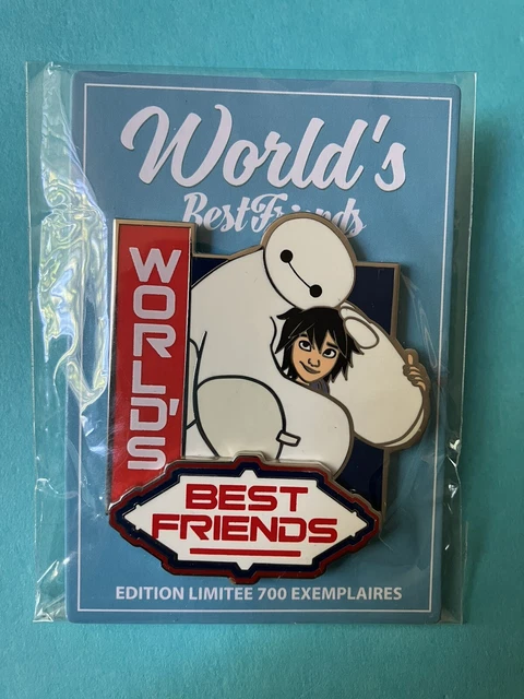 DISNEY BIG HERO 6 Disneyland Paris BAYMAX HIRO World’s Best Friends Pin LE 700 £54.23 - PicClick UK