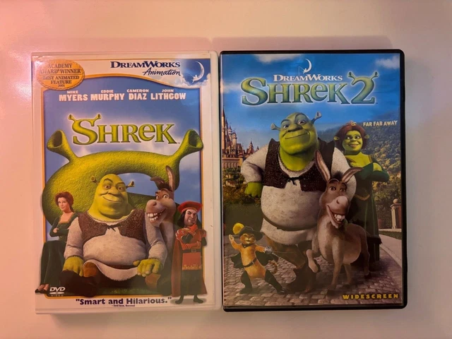 DREAMWORKS SHREK AND Shrek 2 DVD Bundle *Great Quality Movies* Comedy £ ...