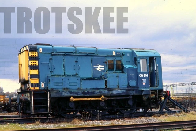 35MM SLIDE BR British Rail Diesel Shunter 08901 Class 08 1995 Original ...