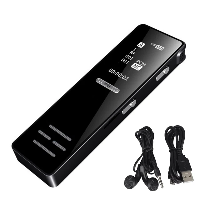 PORTABLE MINI RECORDER - 128GB Expandable Voice Activated Device ...
