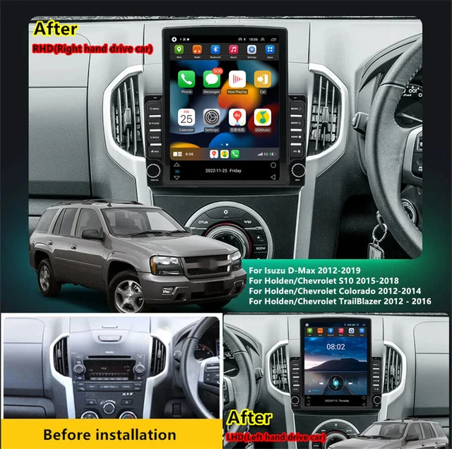 9.7& FOR 2012-14 Holden Colorado Carplay Stereo Radio GPS Navigation ...