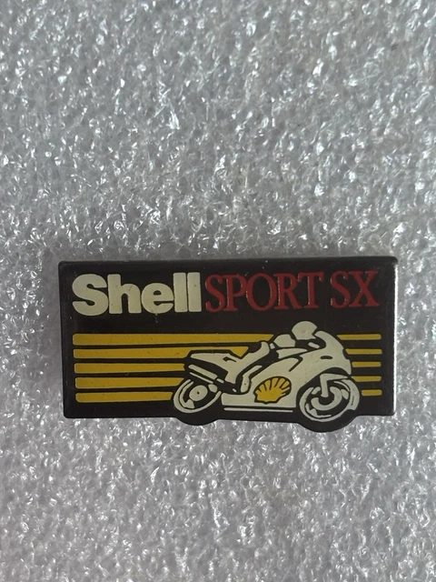 PIN’S SHELL STATION Service Moto Motard Pilote Course Go Grand Prix ...