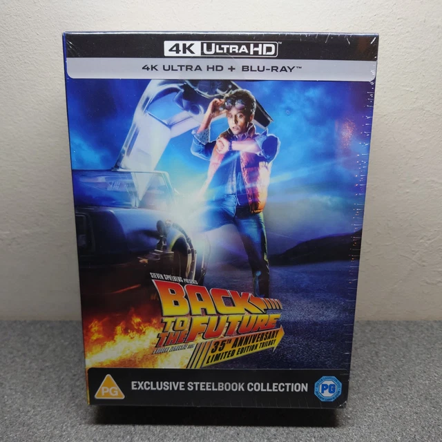 BACK TO THE FUTURE TRILOGY - Limited Edition 4K UHD + BLU RAY STEELBOOK - NEW £120.32 - PicClick UK