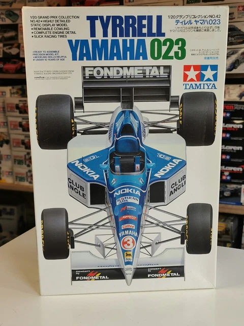 TAMIYA 20042 1/20 Tyrrell Yamaha 023 F1 Model Kit Katayama Salo ...